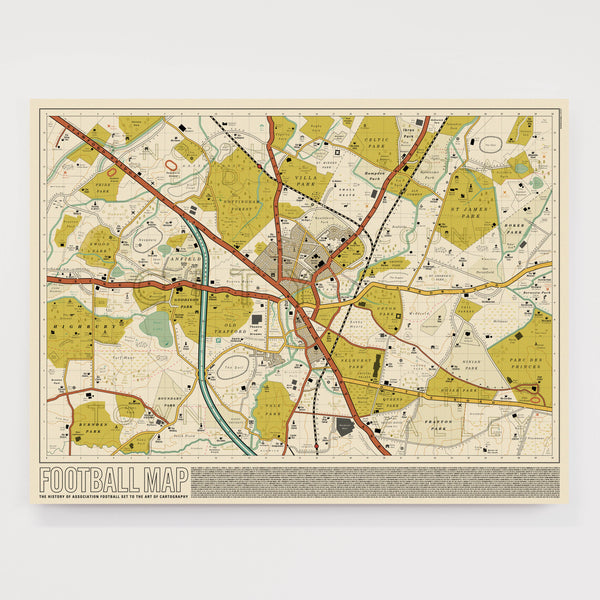 Football Map - Original Open Edition – Dorothy