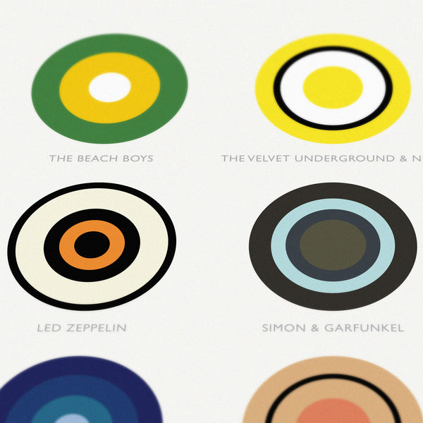 The Colour of Iconic Albums - Print for Music Fans – Dorothy