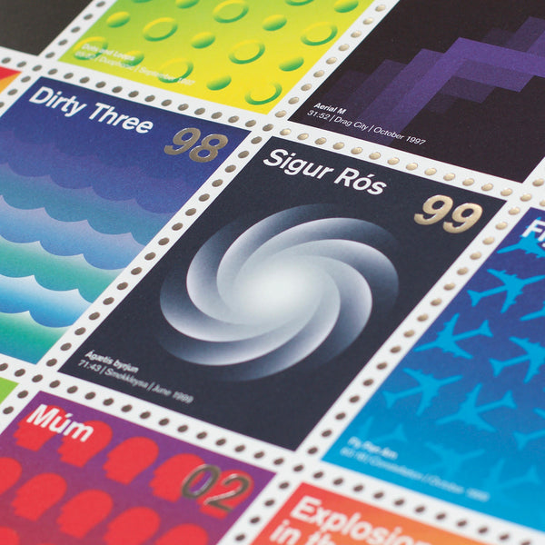 Stamp Albums: Post-Rock - Music Print – Dorothy